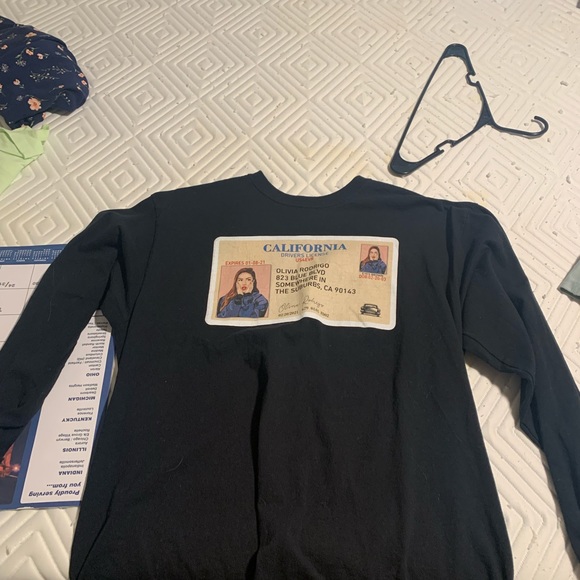 Tops | Olivia Rodrigo Drivers License Shirt | Poshmark